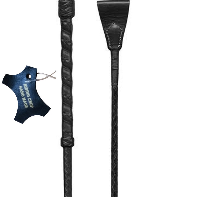 Leather Whip Stick Crop Horse Riding BRAIDED HANDMADE Equestrian ...