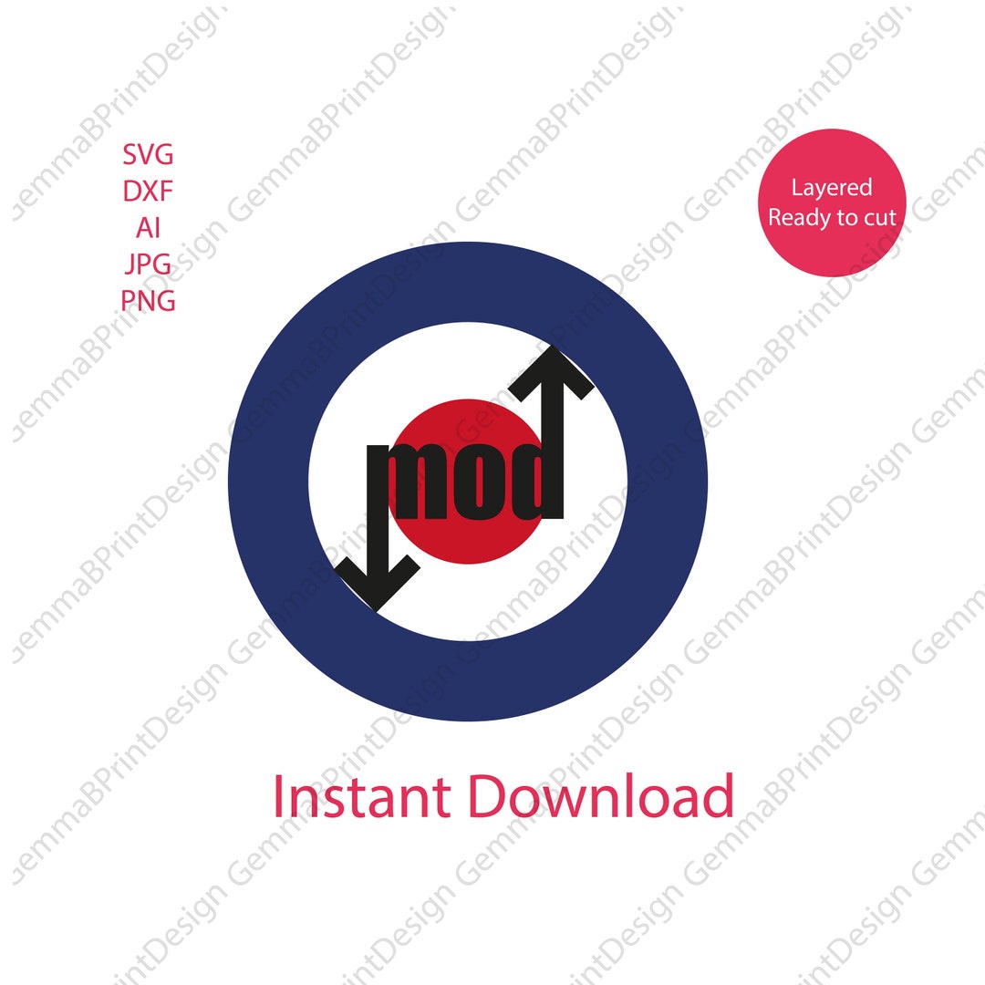 SVG SVG Cricut File Mod Target SVG Mod Svg Target Svg - Etsy