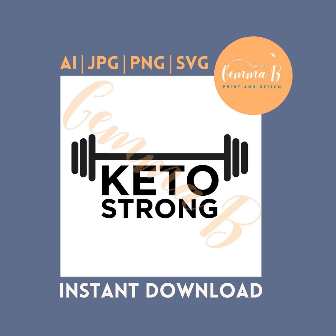 Keto SVG / Keto Design / Fitness Design / Dieta SVG / Salud y Fitness ...