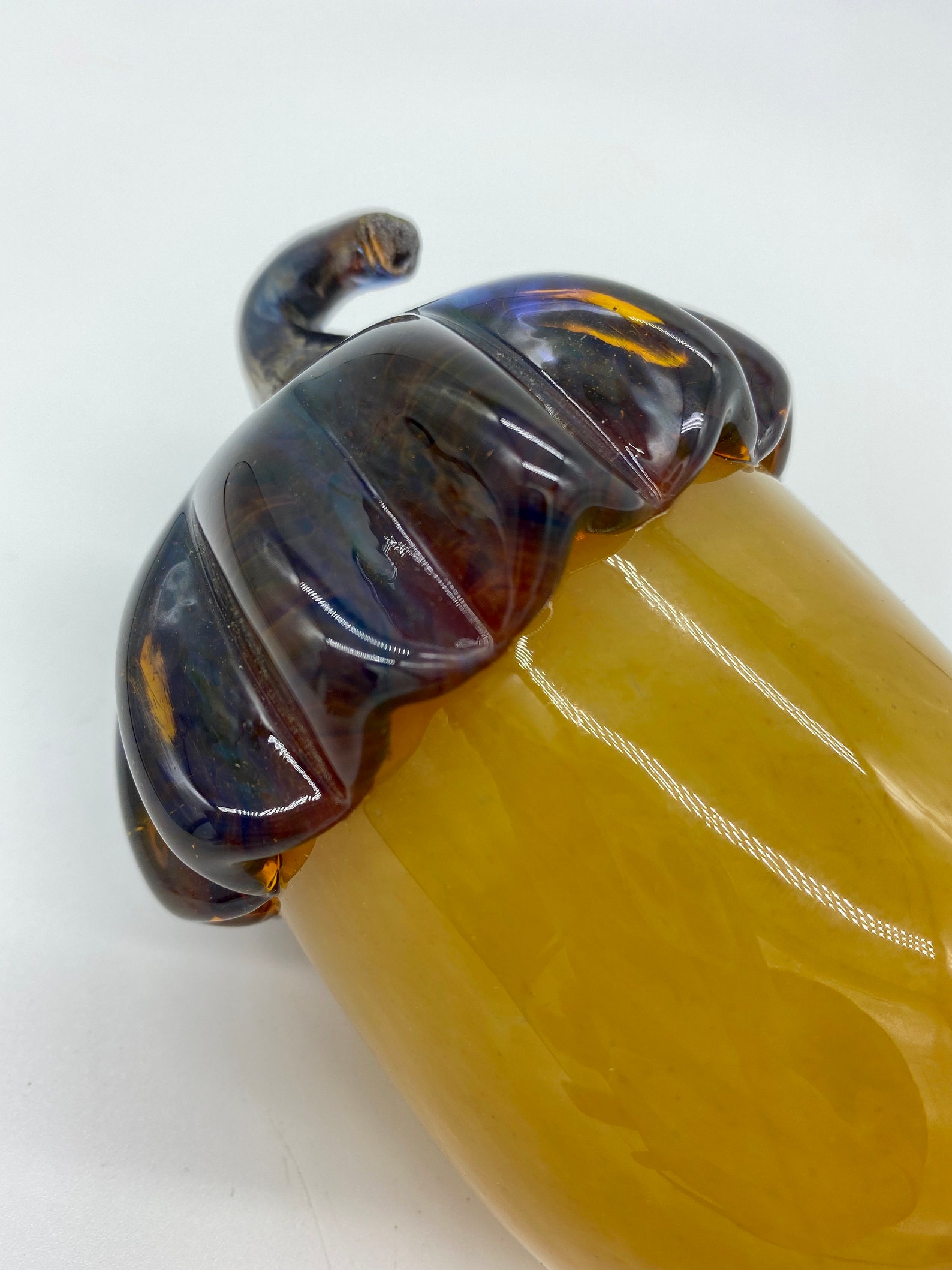 Hand Blown Glass: Acorn | Etsy