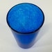 Hand Blown Glass: Blue Pint Glass - Etsy