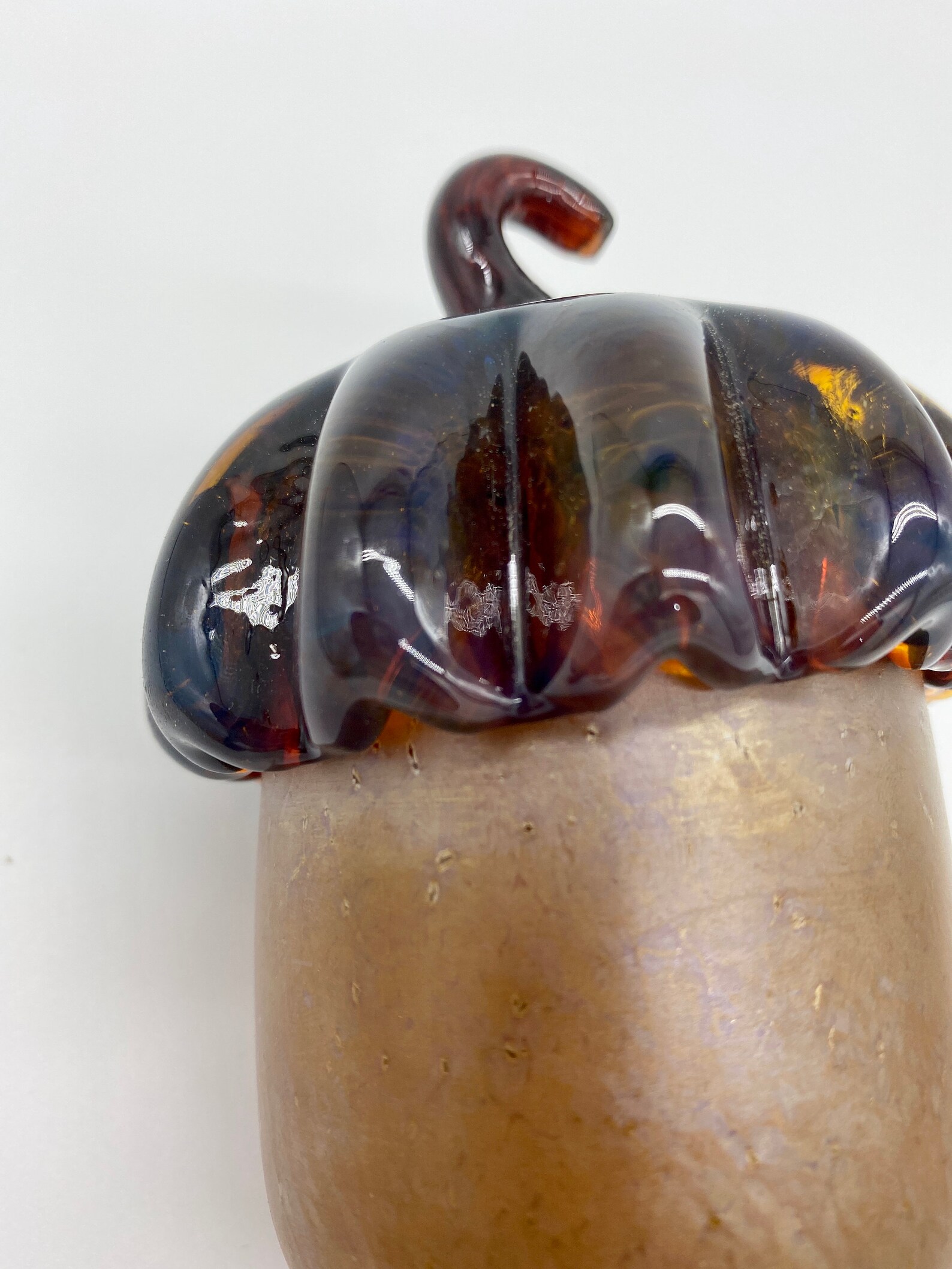 Hand Blown Glass: Acorn - Etsy
