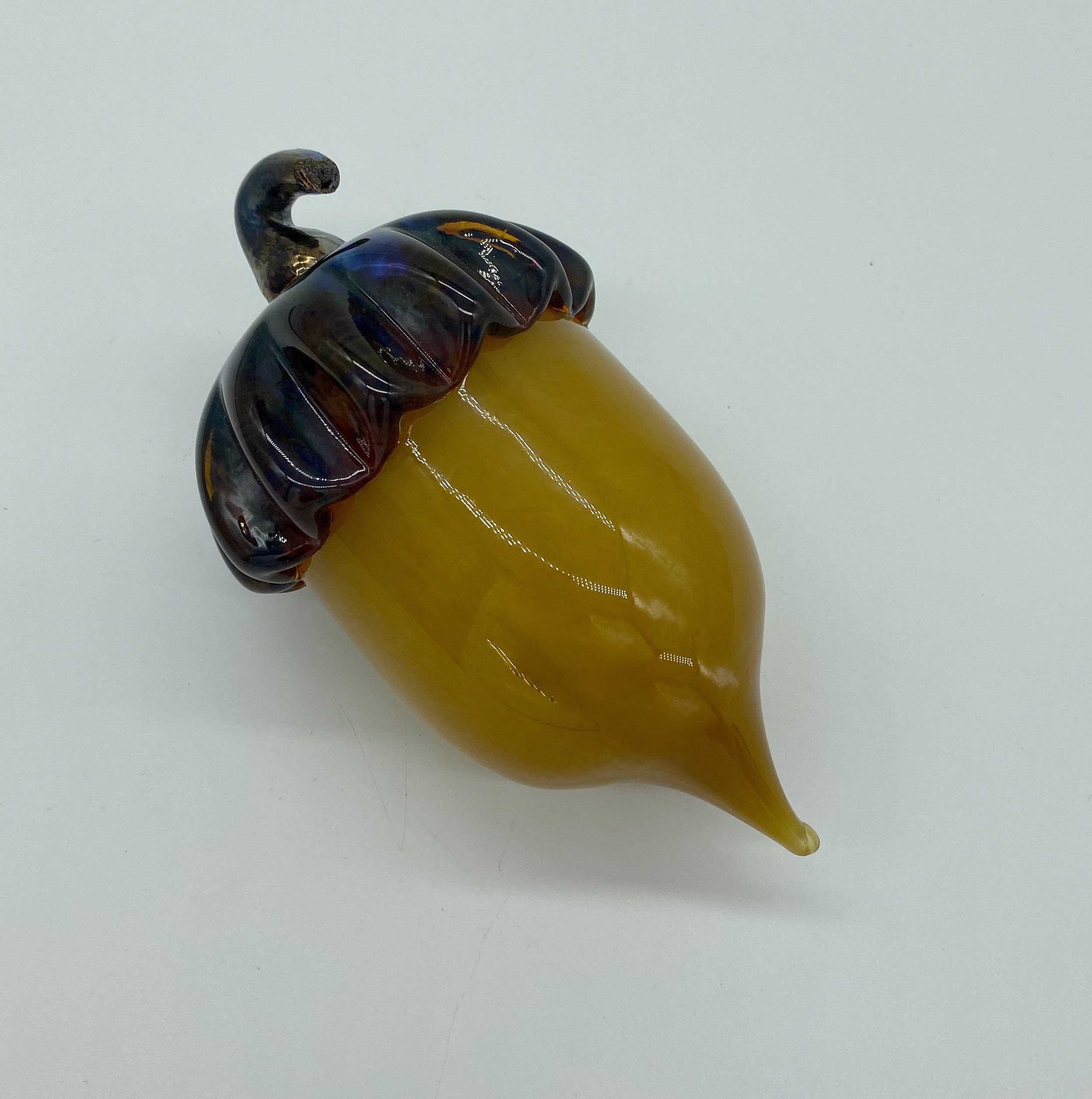 Hand Blown Glass: Acorn - Etsy
