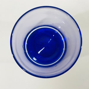 Hand Blown Glass: Blue Rocks Glass - Etsy