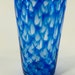 Hand Blown Glass: Blue Double Optic Pint Glass - Etsy
