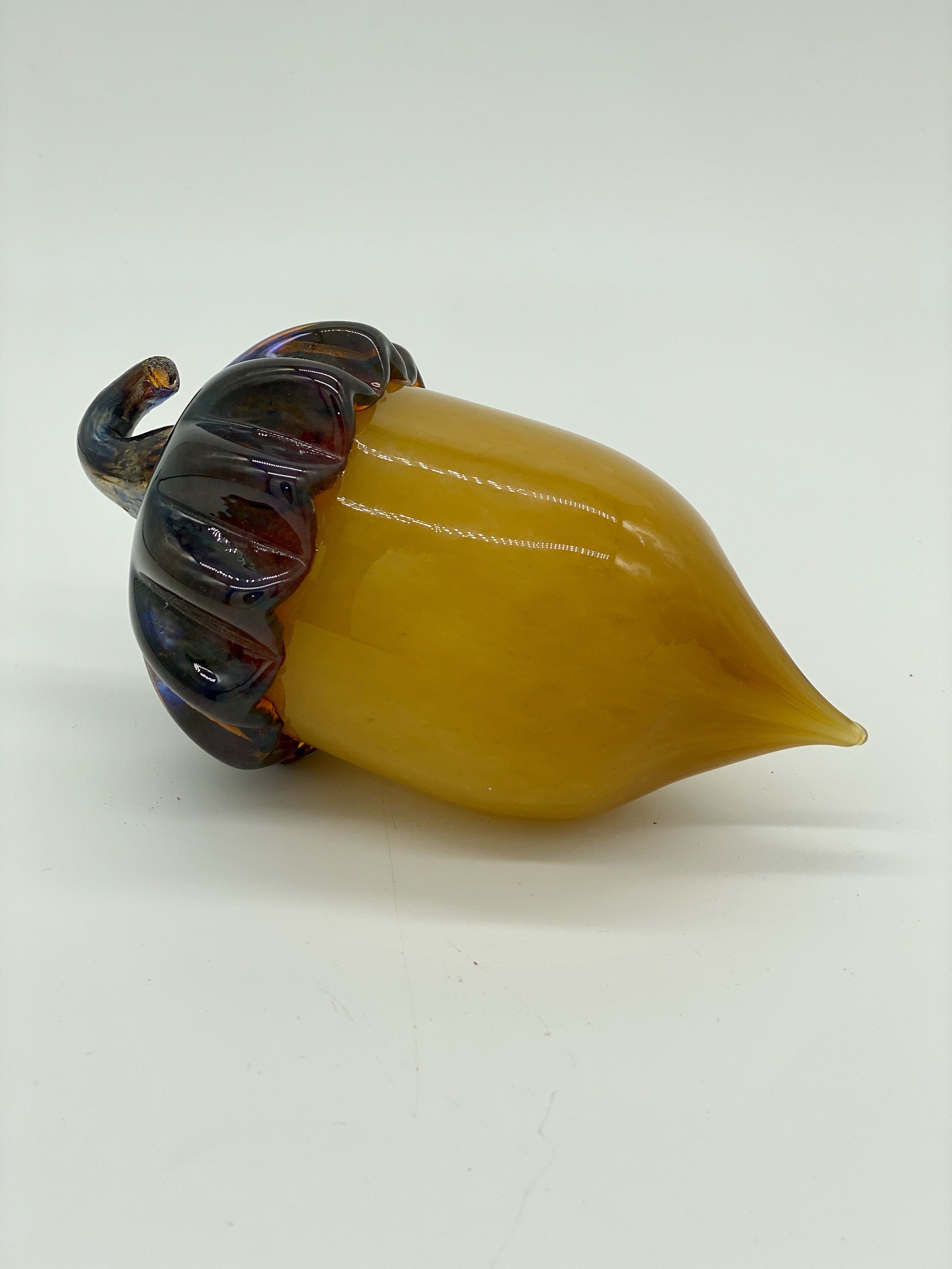 Hand Blown Glass: Acorn - Etsy