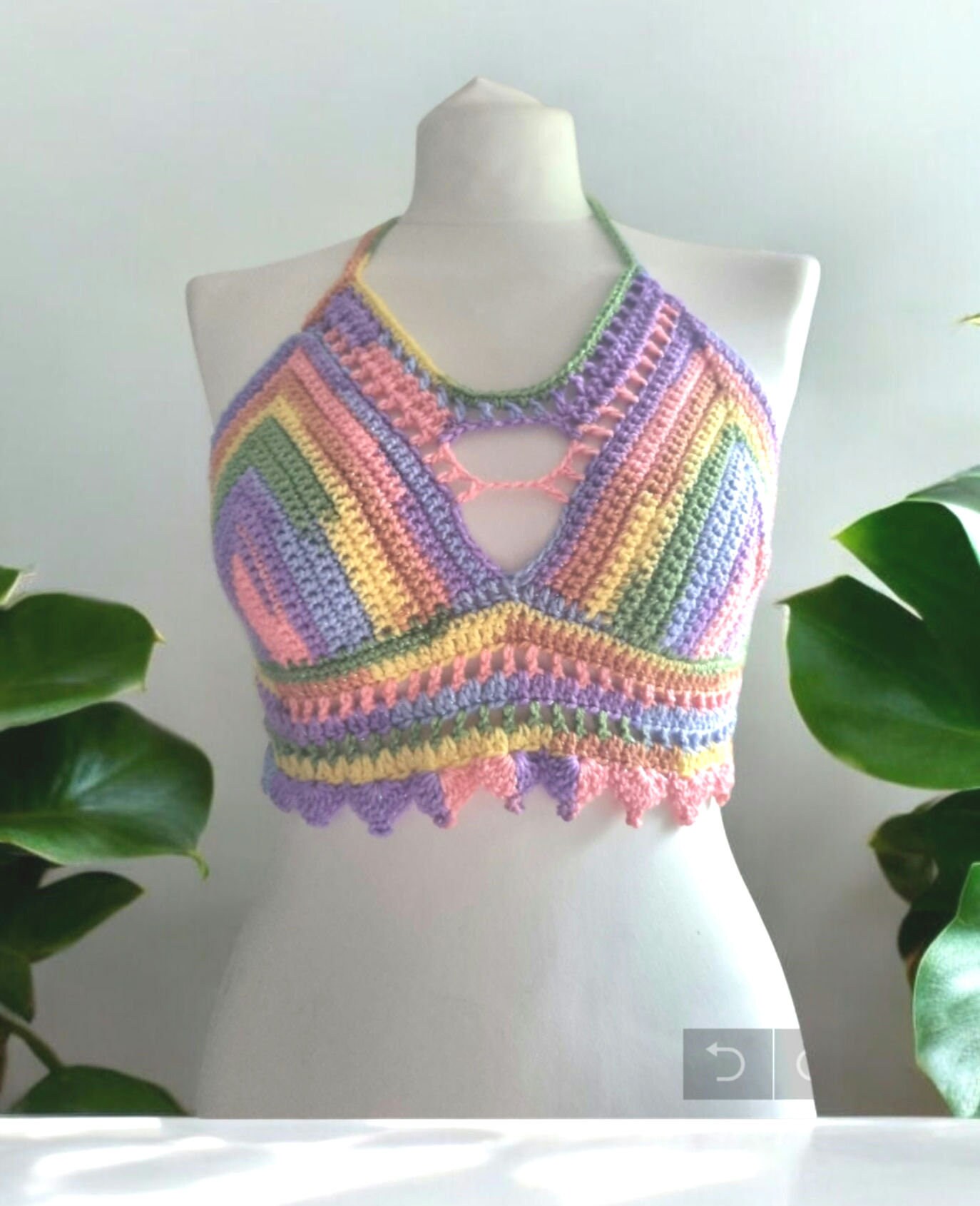 Glitter Pastel Rainbow Festival Bralette/bralet/crop Top - Etsy