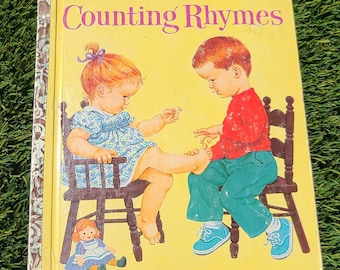 Vintage A Little Golden Book counting Rhymes Book 361 Delightful ...