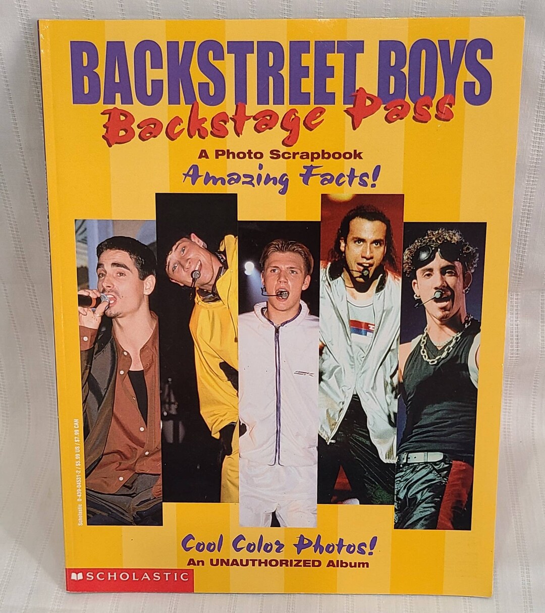 1998 Backstage Pass-backstreet Boys Book - Etsy