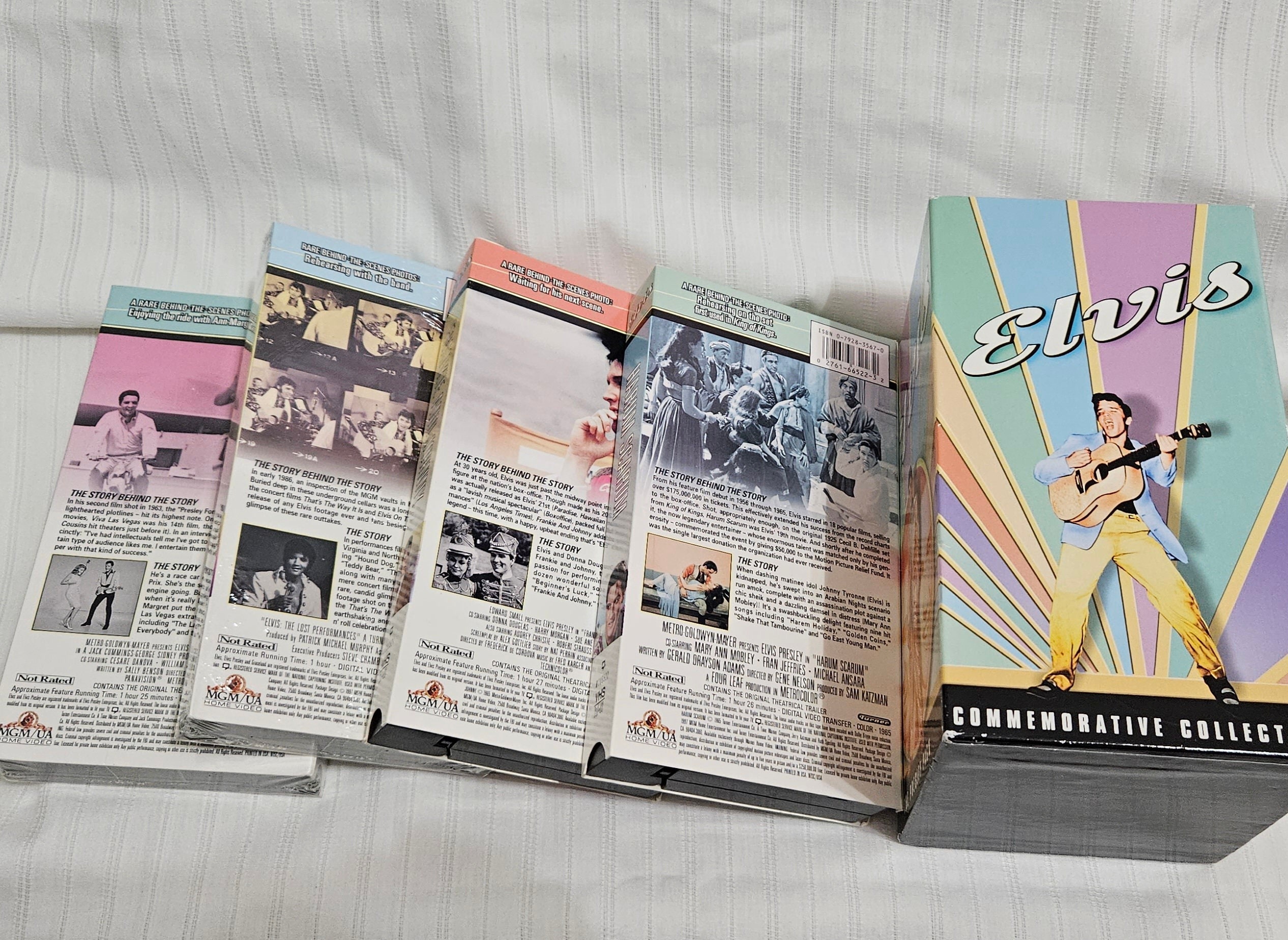 1997 Elvis Commemorative Collection VHS Set - Etsy