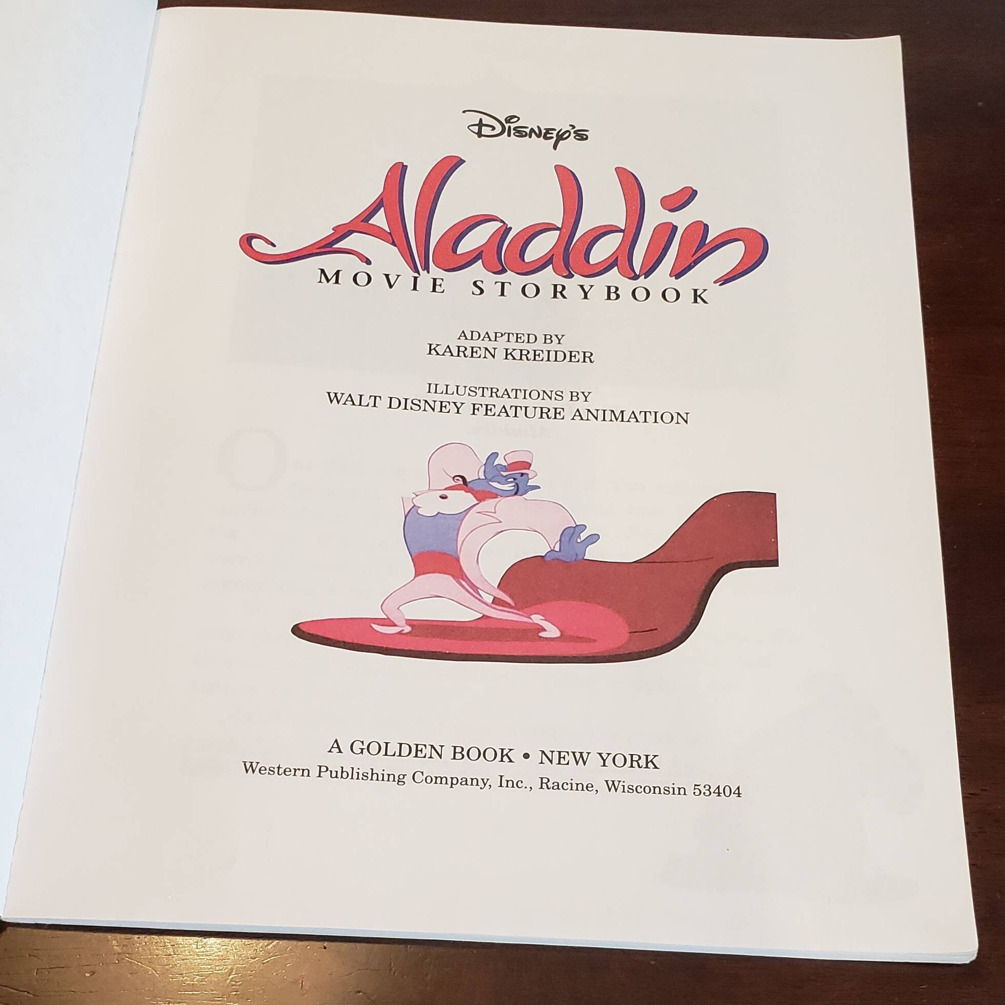 Aladdin Movie Storybook - Etsy