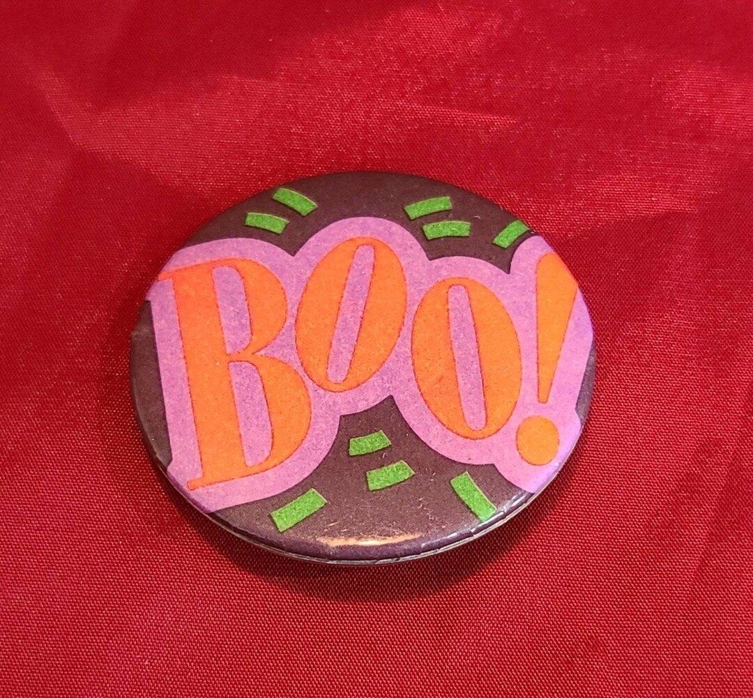 Vintage Hallmark "boo" Pin - Etsy