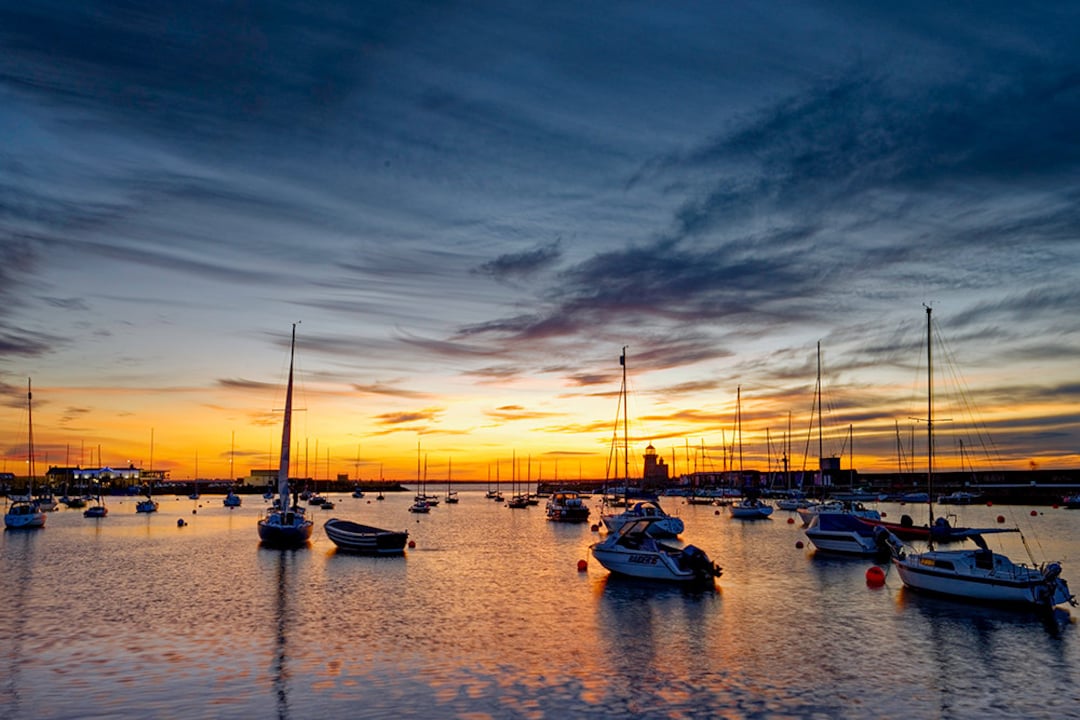 Howth Harbour Sunset - Digital Download - Etsy