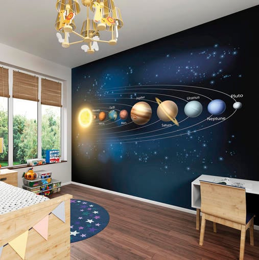 Boys space themed bedroom store