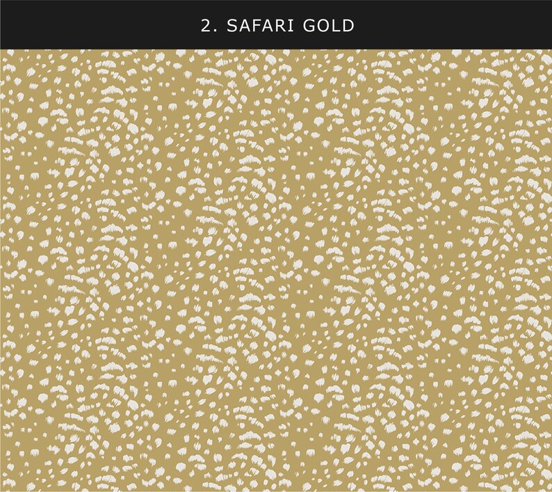 SAMPLE Cheetah Spot Wallpaper Cheetah Animal Pattern | Etsy
