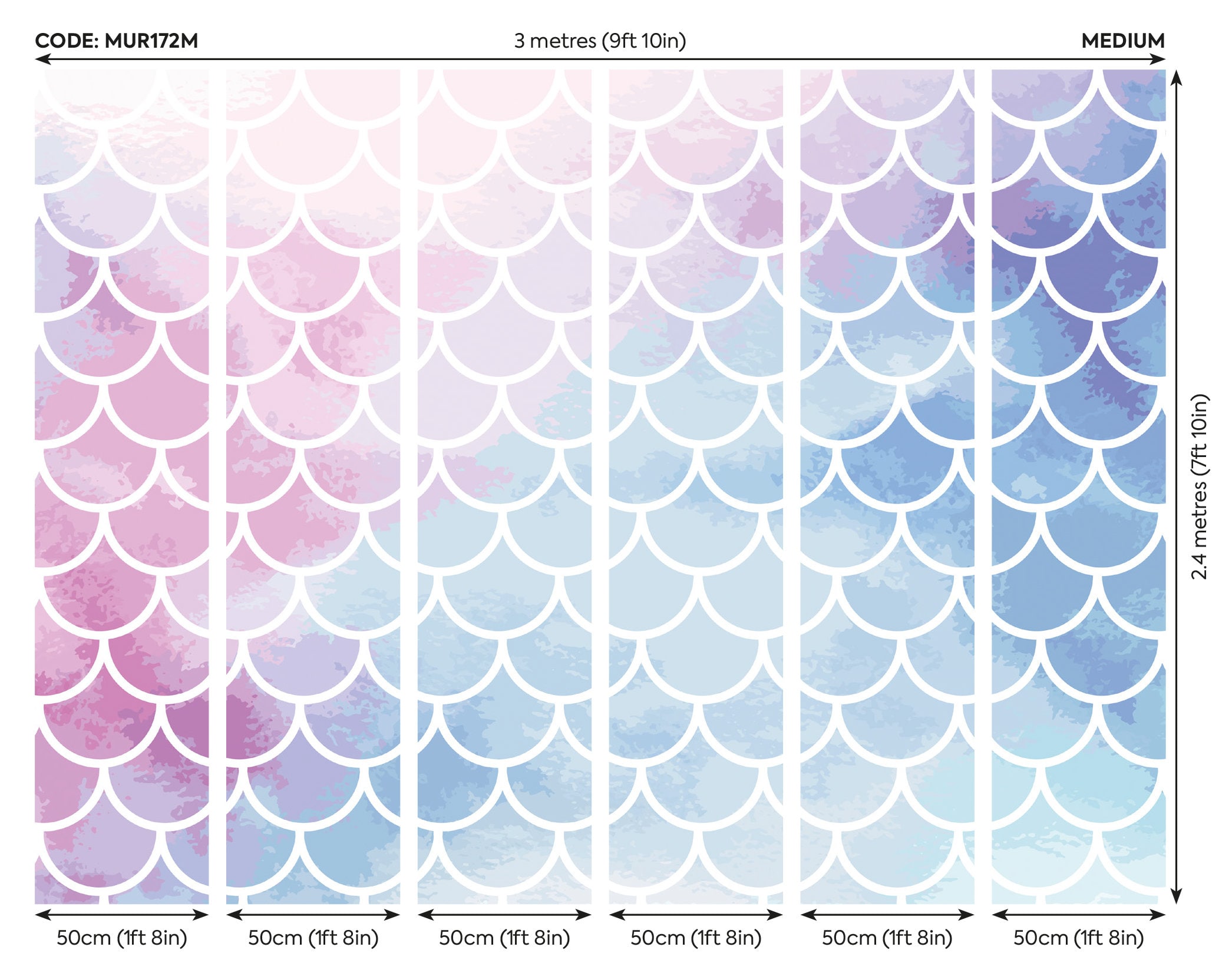 Mermaid Scale Background