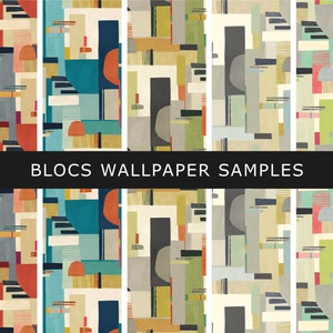 SAMPLE - Blocs Wallpaper Collection, Abstract Blocks, Wall Samples ...