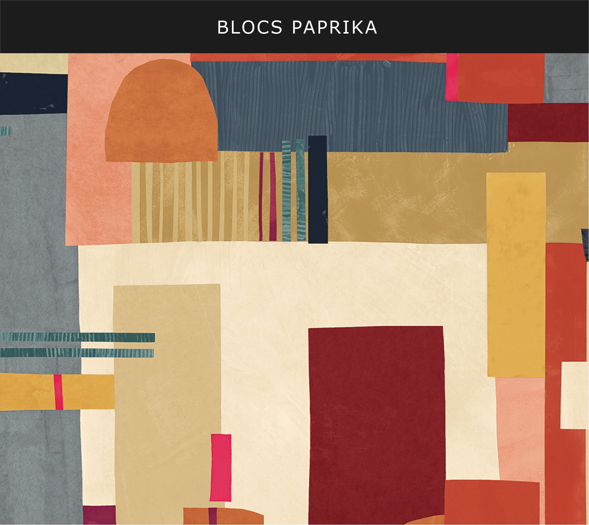 SAMPLE Blocs Wallpaper Collection Abstract Blocks Wall - Etsy UK