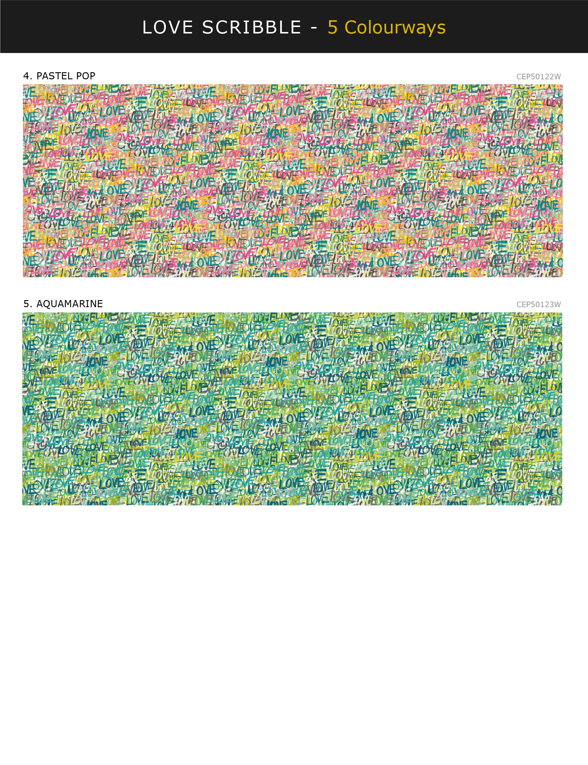 SAMPLE Love Scribble Wallpaper Collection Graffiti Urban - Etsy UK