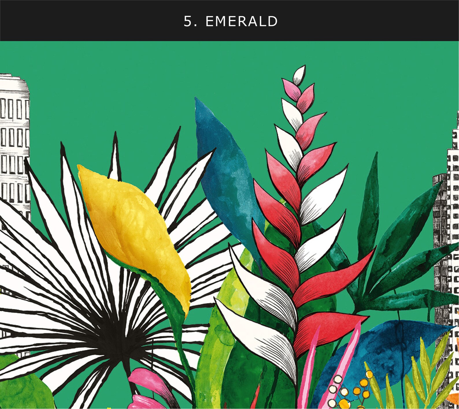 SAMPLE Urban Tropic Wallpaper Collection Tropical Jungle - Etsy Canada