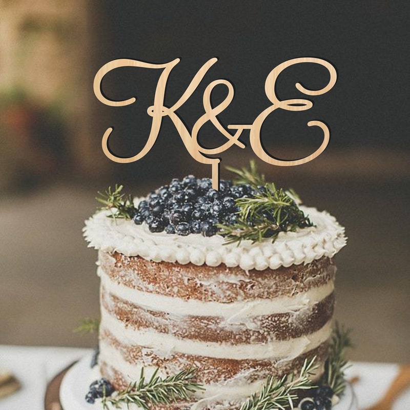 Silver Cake Topper - Etsy