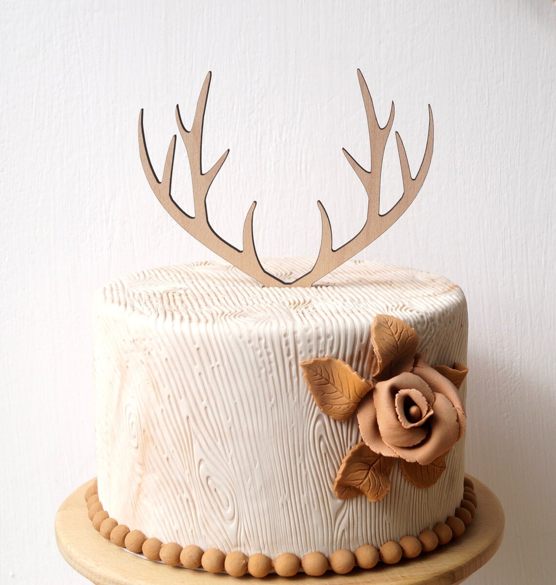 Antlers Cake Topper Wedding Cake Topper Deer Antlers Topper - Etsy