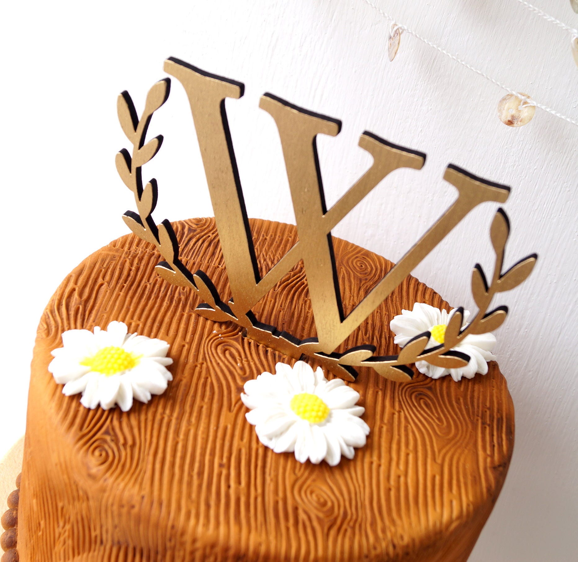 Monogram Topper Cake Topper Wedding Cake Topper Rustic Cake - Etsy