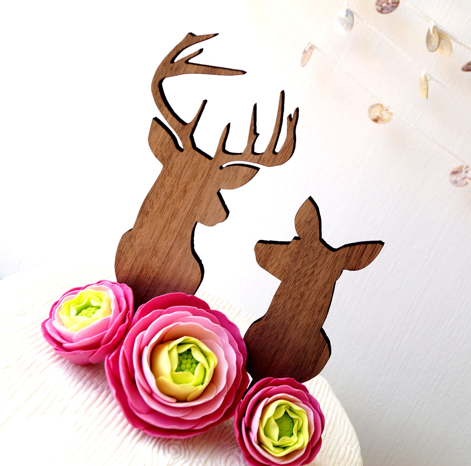 Buck and Doe Cake Topper Wedding Cake Topper Deer Cake - Etsy