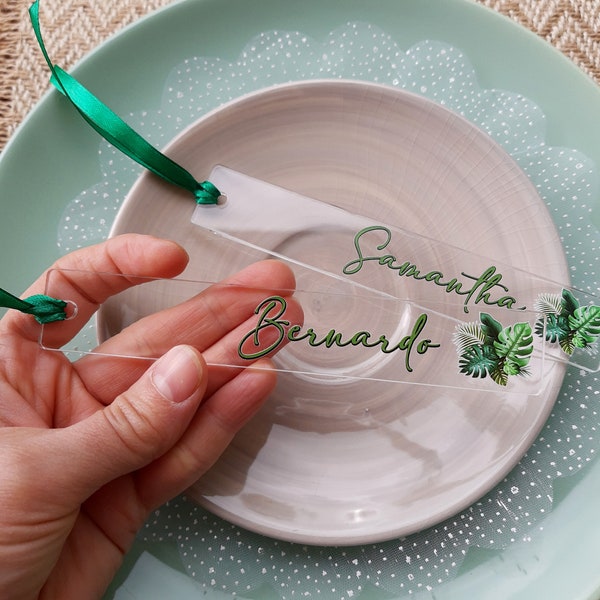 Wedding Bookmark - Etsy