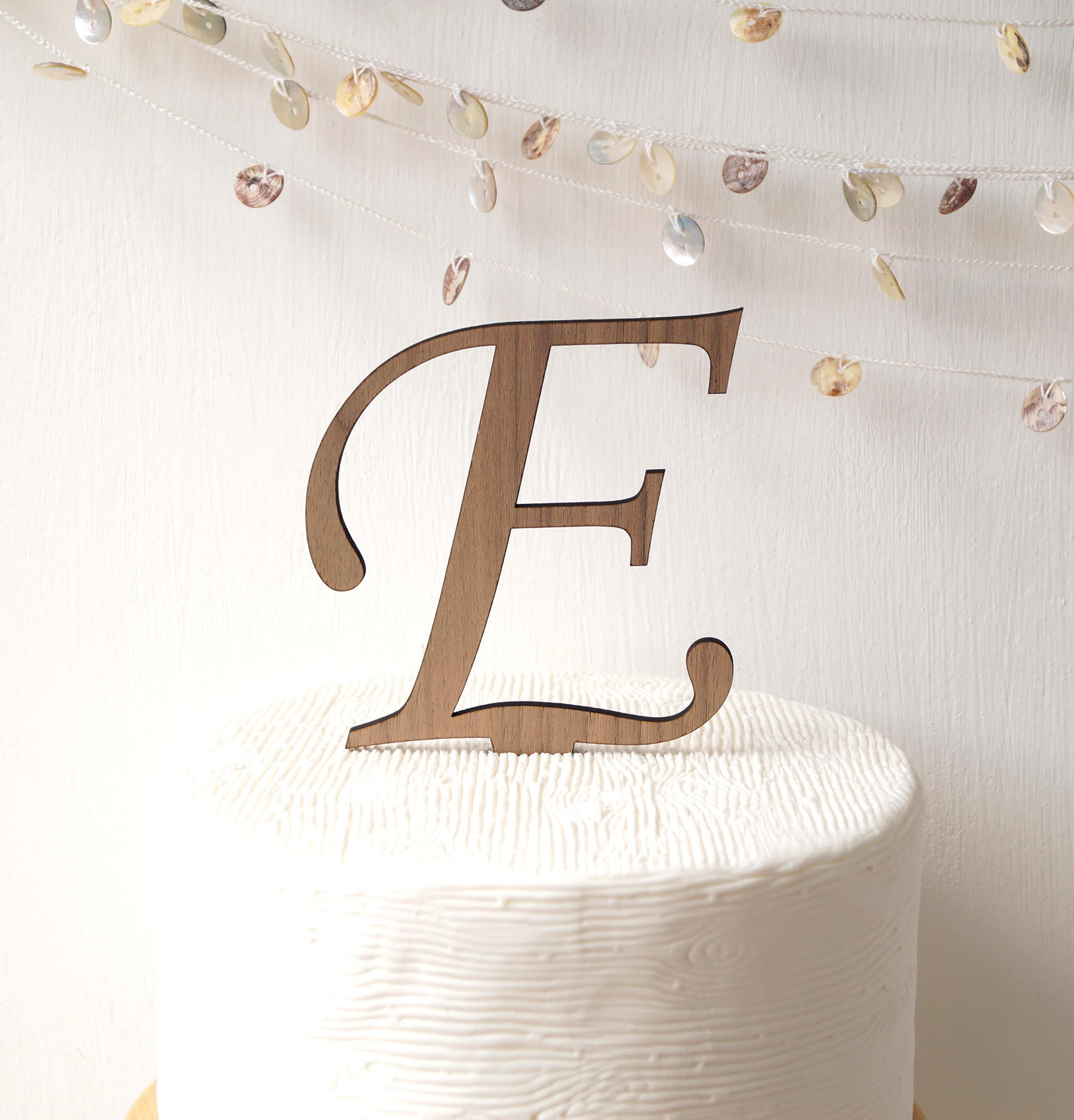 Monogram Wedding Cake Topper Large Letter Topper Wedding - Etsy