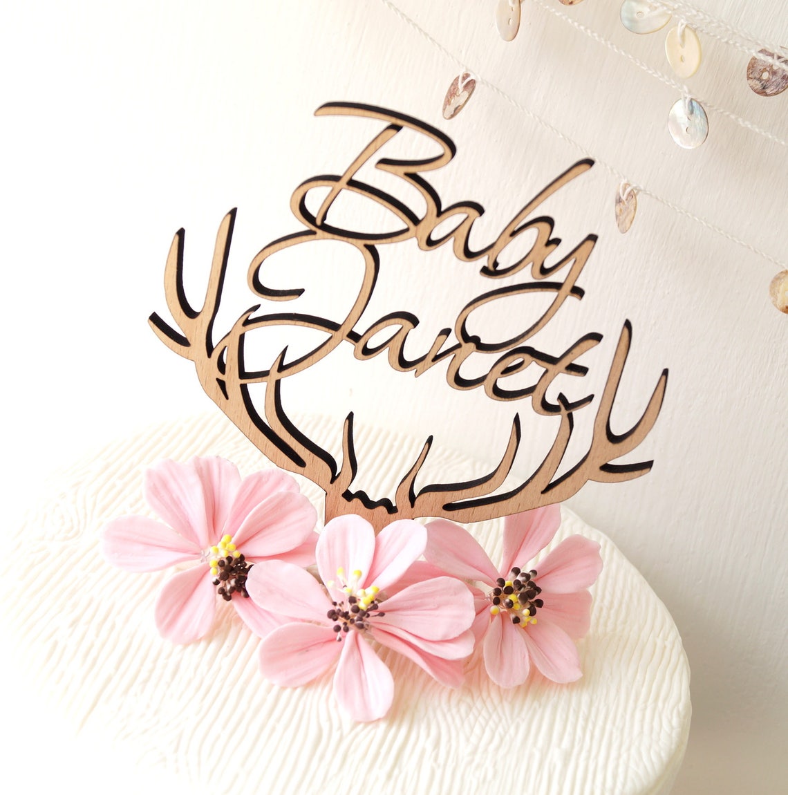 Baby Cake Topper, Baby Shower Cake Topper, New Baby Cake Topper, Gender ...
