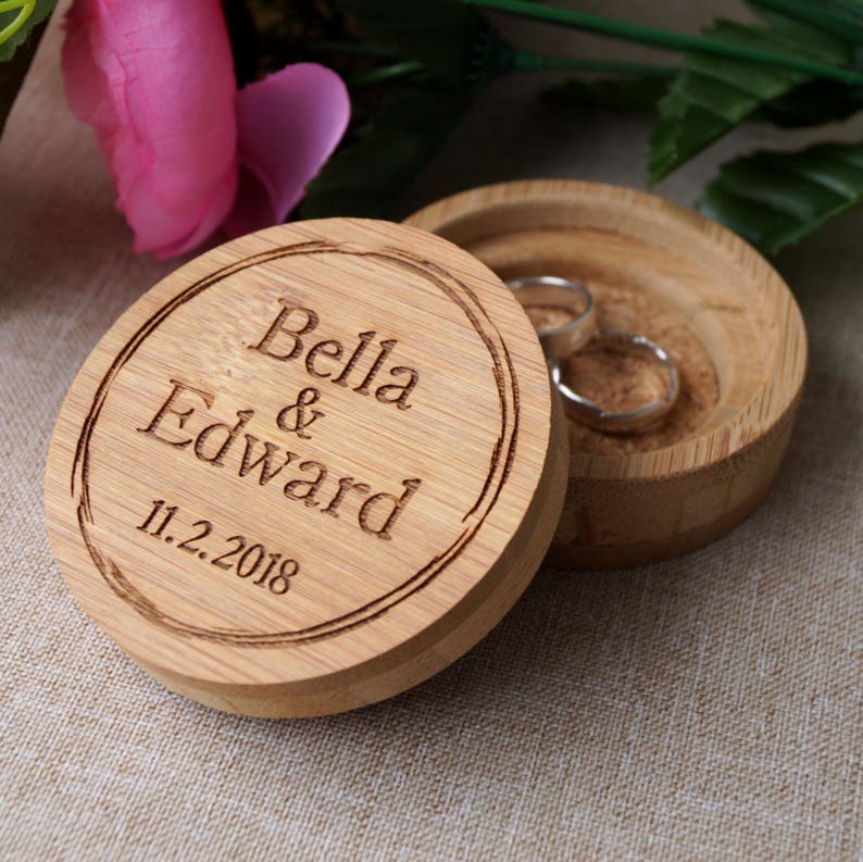 Ring box wedding ring box personalized ring box wooden ring | Etsy