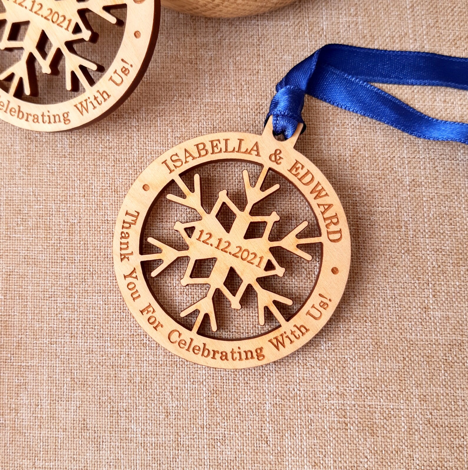 Wedding Favors, Winter Wedding Favors, Wedding Favor Ornaments ...