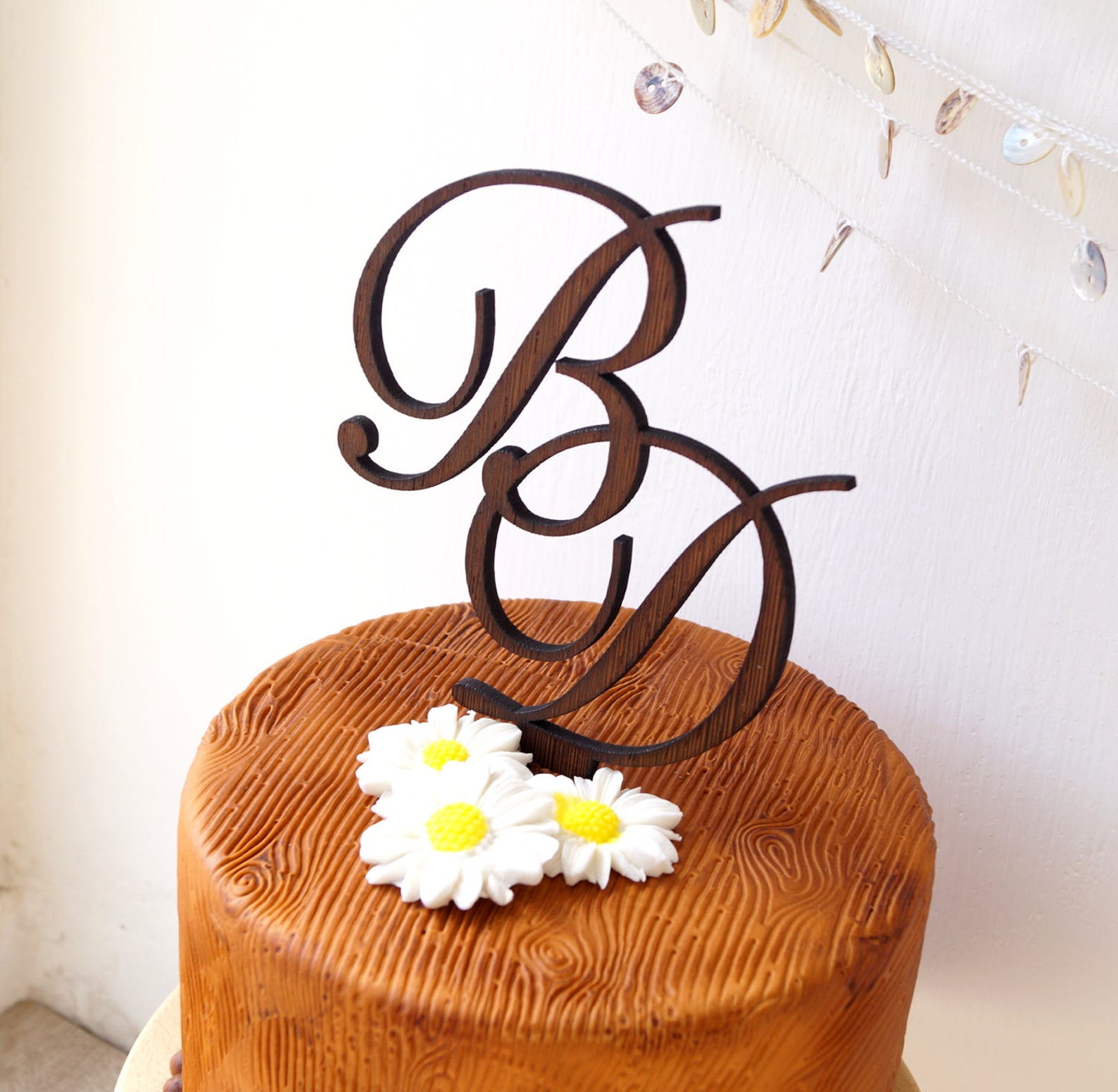 Wedding Cake Topper Rustic Wooden Cake Topper Personalized - Etsy