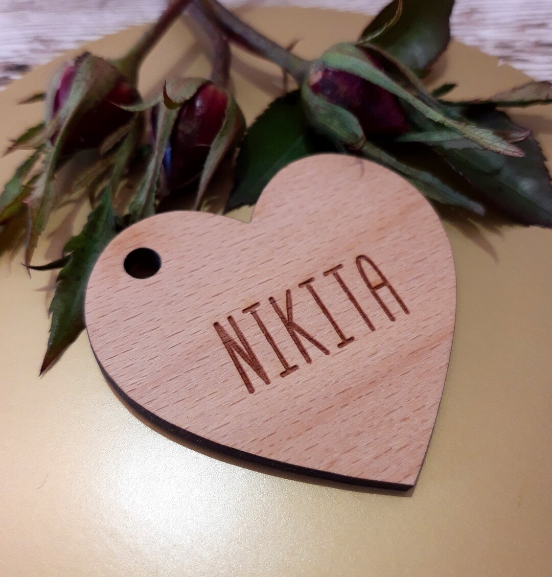 Wedding Place Cards, Wooden Place Tags, Wedding Place Cards With Names ...