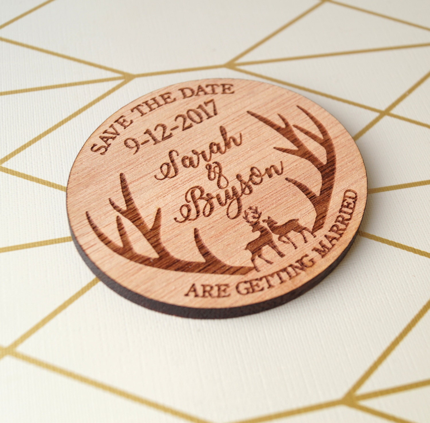 Wedding Save the Date magnets wooden wedding save the dates | Etsy