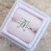7x9 Emerald Cut Engagement Ring 14k Gold Solitaire Promise - Etsy UK