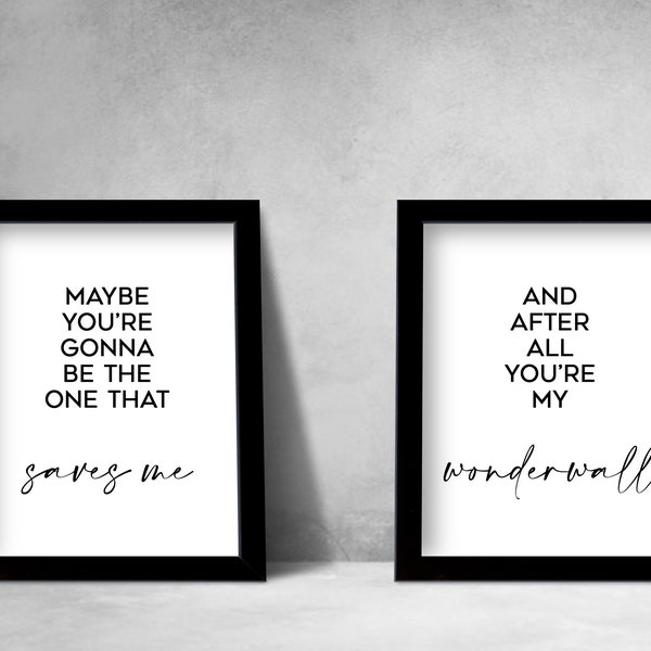 Wonderwall - Etsy