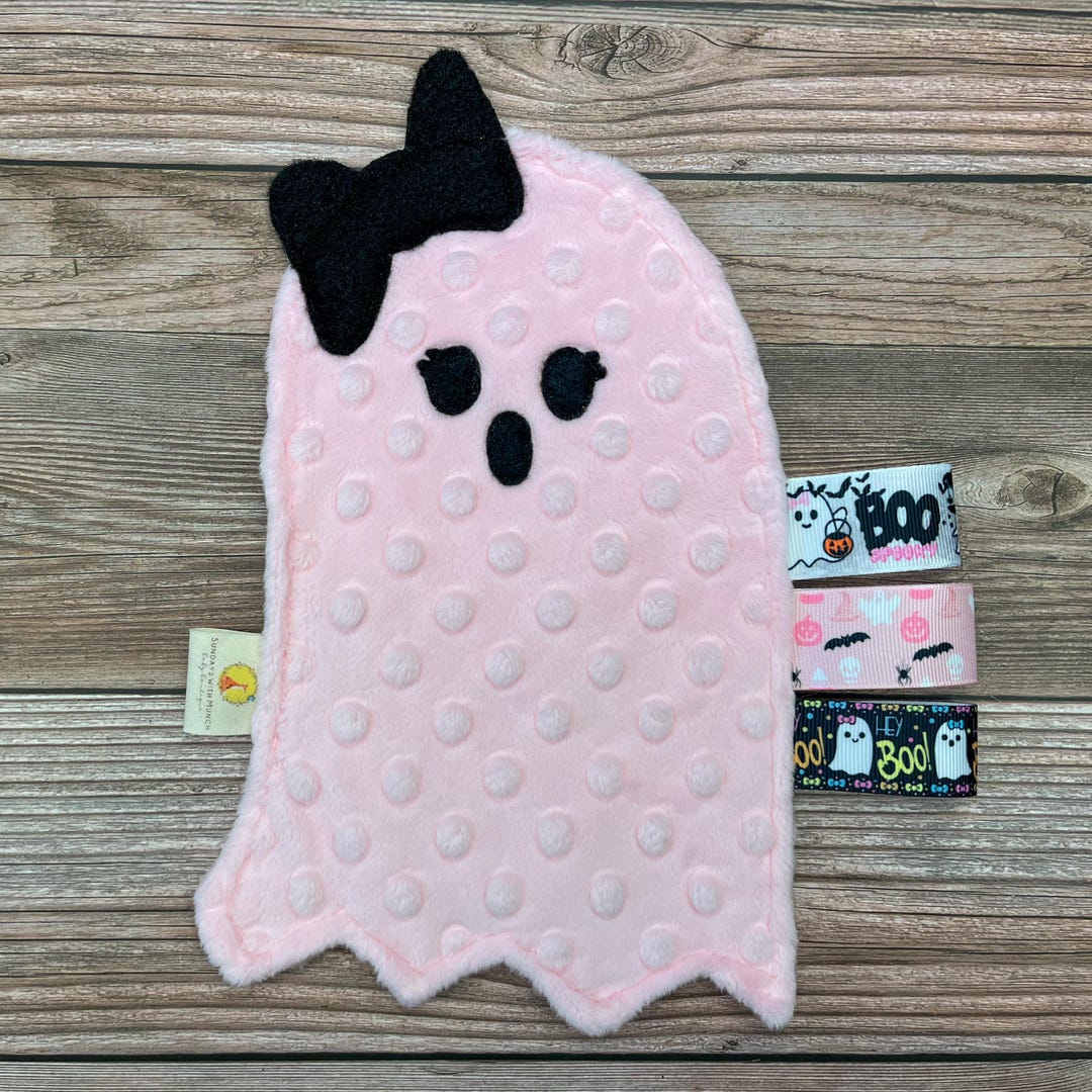 Cute Pink Ghost Halloween Crinkle Toy, First Halloween Gift for Baby ...
