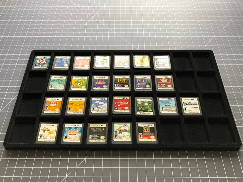 Nintendo DS / 3DS Display Tray case Inserts holds 32 Games | Etsy