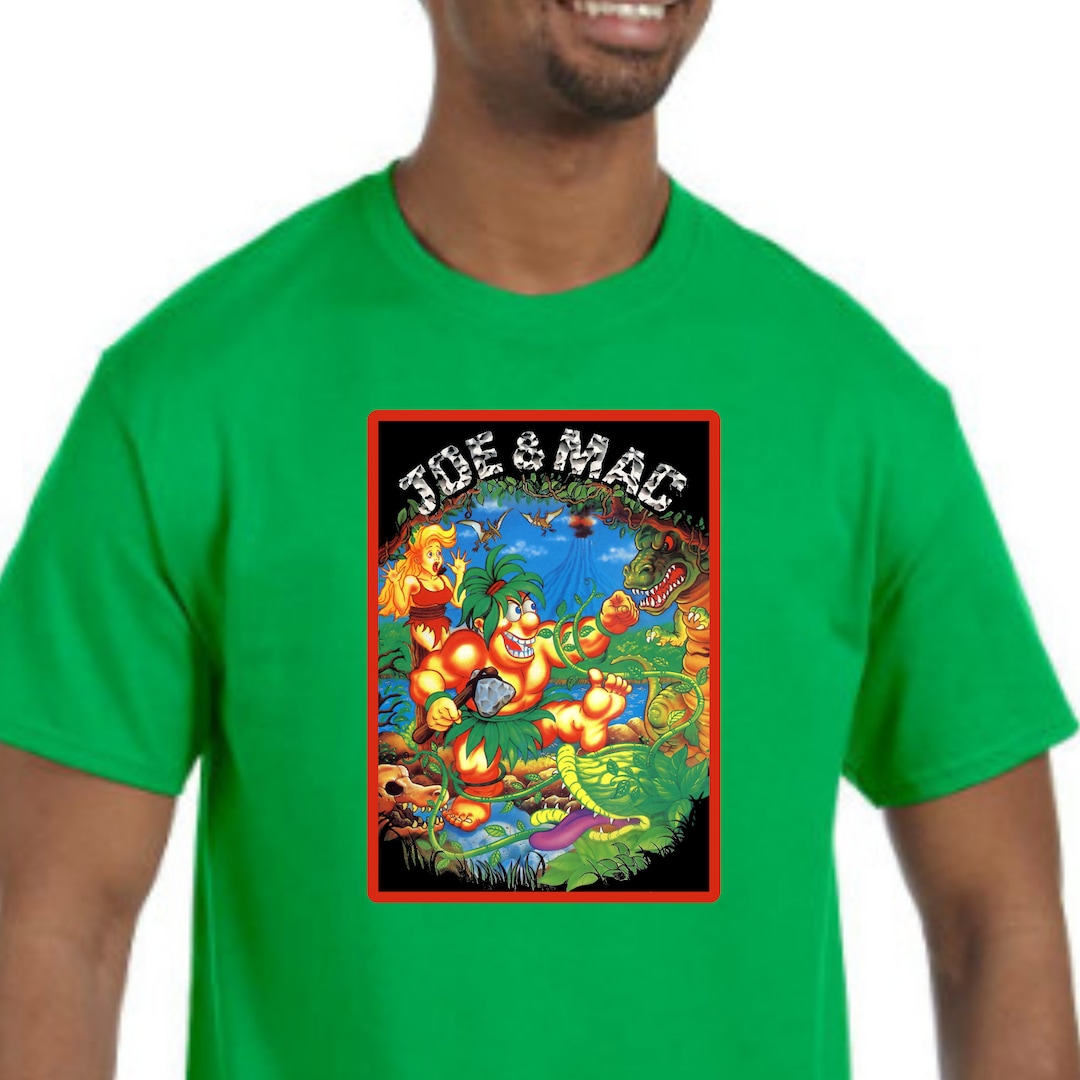 Joe and Mac T-shirt NEW *pick Your Color & Size* Video Game - Etsy