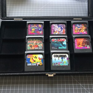 Case W/ Glass Lid and Tray for Nintendo Gameboy/gba/ds/3ds/game Gear ...