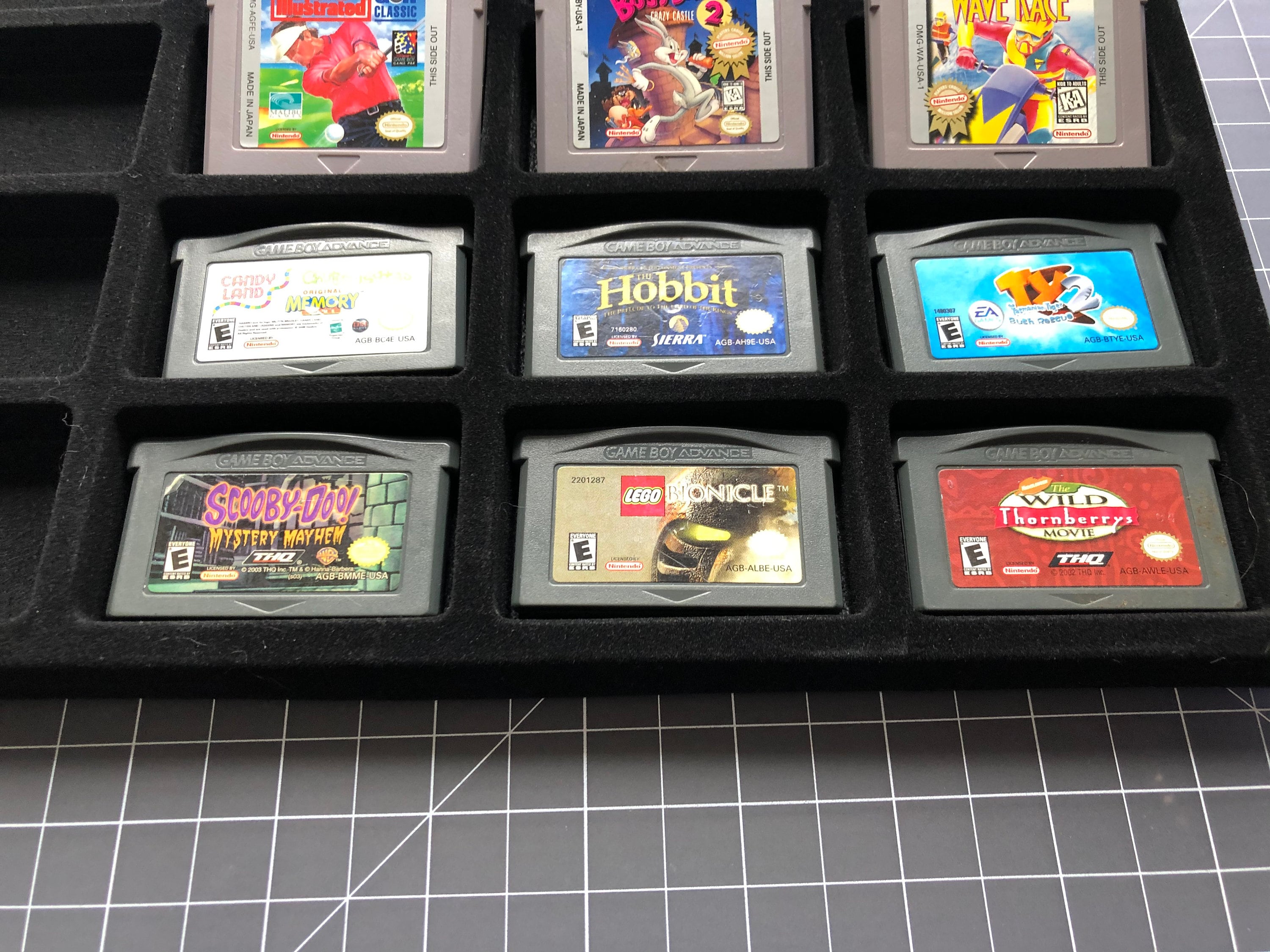 Nintendo Gameboy / GBA Advance Display Tray Case Inserts | Etsy