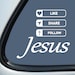 Like Share Follow Jesus Vinyl Decal Sticker - Shipped With Tracking ...