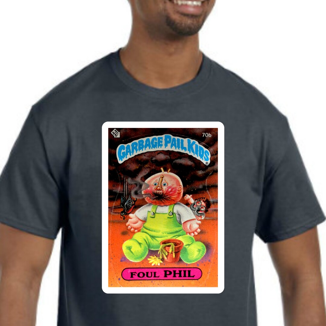 Garbage Pail Kids Foul Phil T-shirt NEW *pick Your Color & Size* 80's ...
