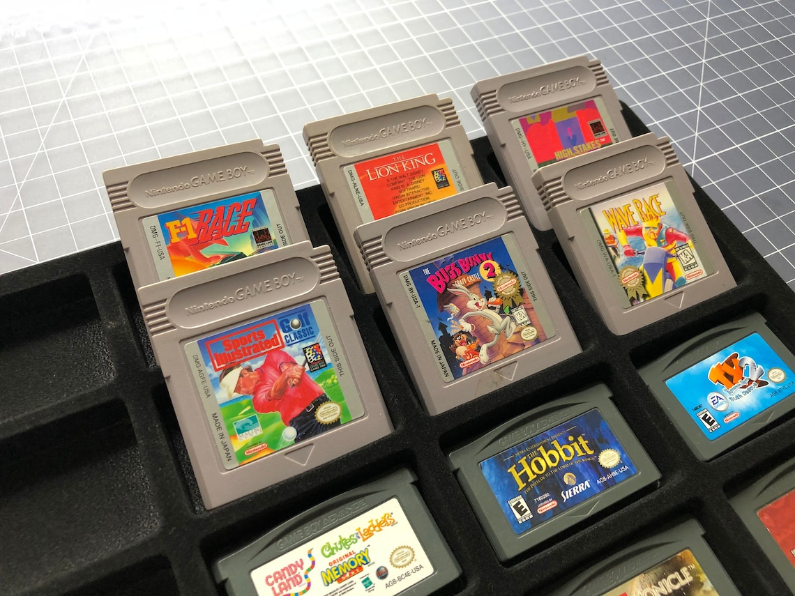 Nintendo Gameboy / GBA Advance Display Tray case Inserts | Etsy