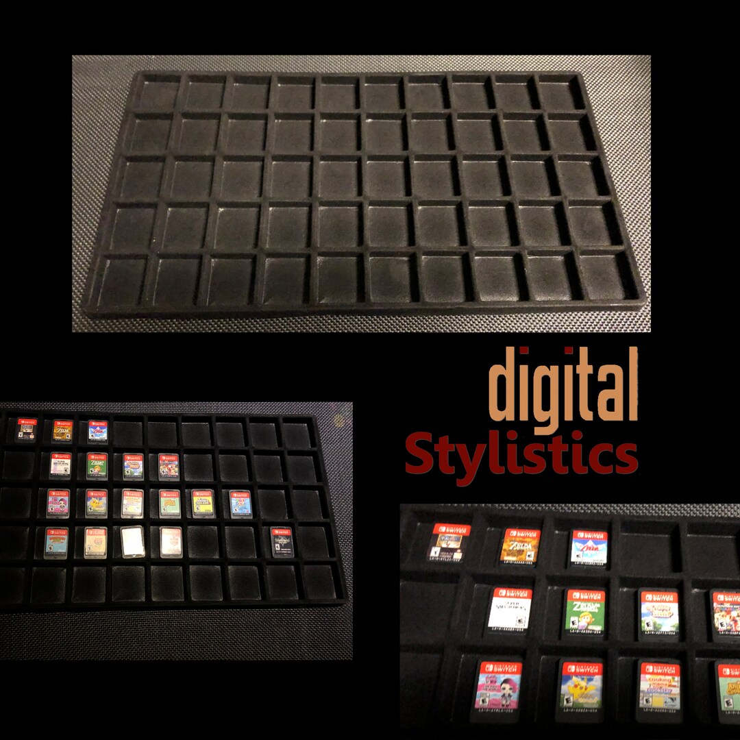 Nintendo Switch Display Tray (case Inserts) (holds 50 Games) NEW - Etsy