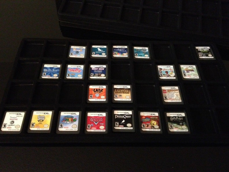 Nintendo DS / 3DS Display Tray Case Inserts Holds 36 Games | Etsy
