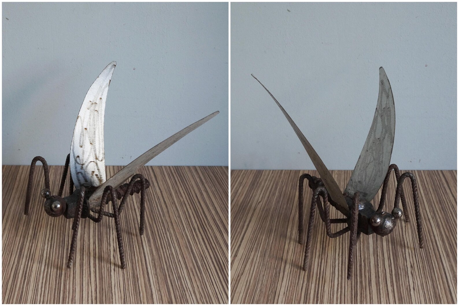 Steampunk Fly, Large Insect Garden Decor, Handmade of Welded Iron ...