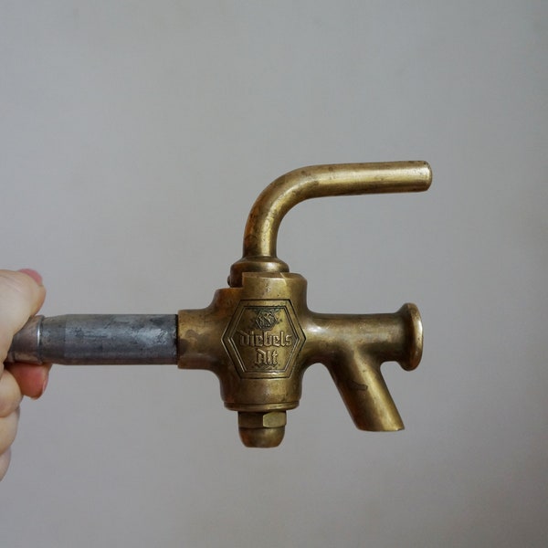 Antique Brass Tap - Etsy UK